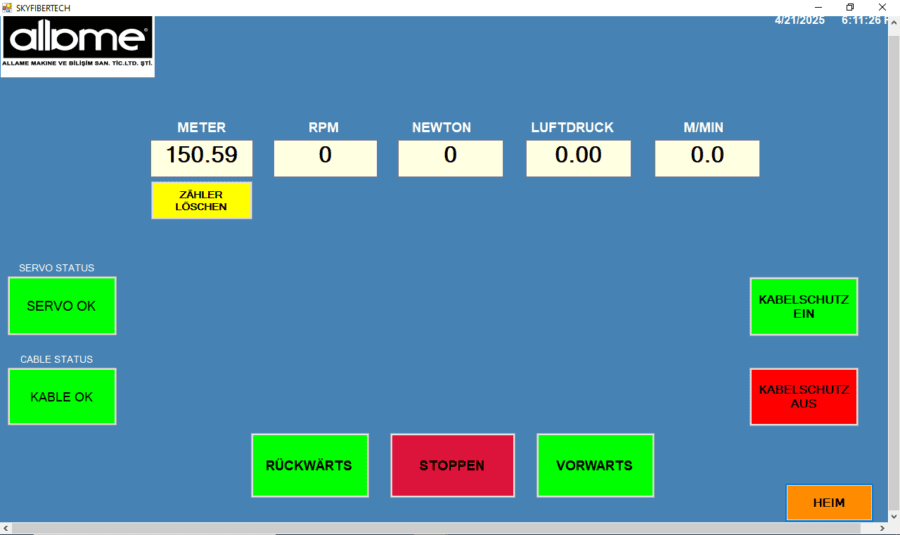 MiniSKY PLUS Cable Blowing Machine for Germany!