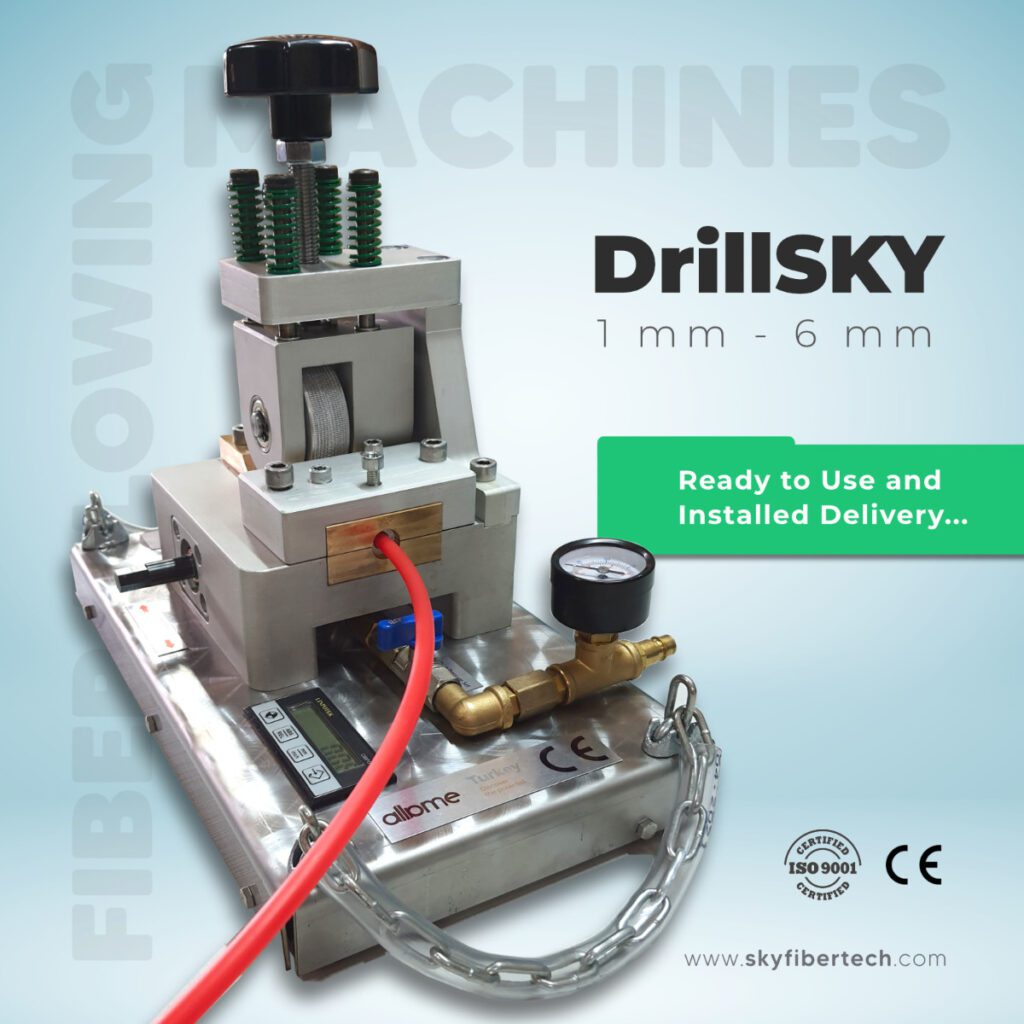 DrillSky Cable Blowing Machine - Fiber cable blowing machine!