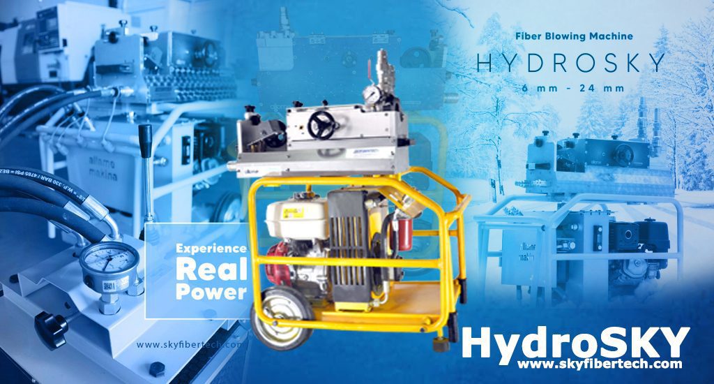 How to install fiber optic cables into pipe with fiber optic cable ...